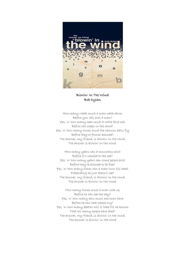 Blowin´ in the wind | PDF