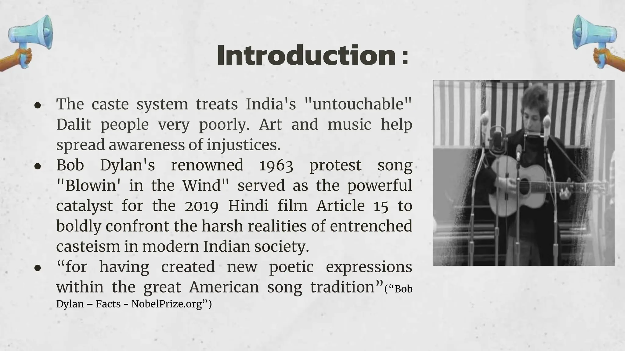 Blowin' in the Wind of Caste_ Bob Dylan's Song as a Catalyst for Social ...