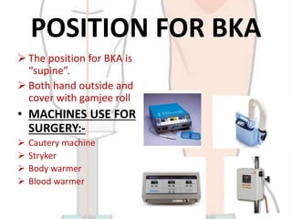 Blow knee amputation 1 | PPT