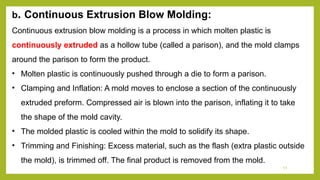Blow Molding Of Plastics (F. Packaging).pptx