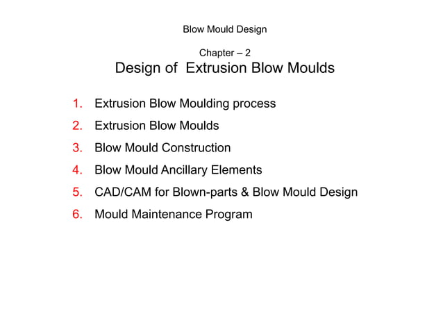 BLOW MOULD DESIGN.PPT