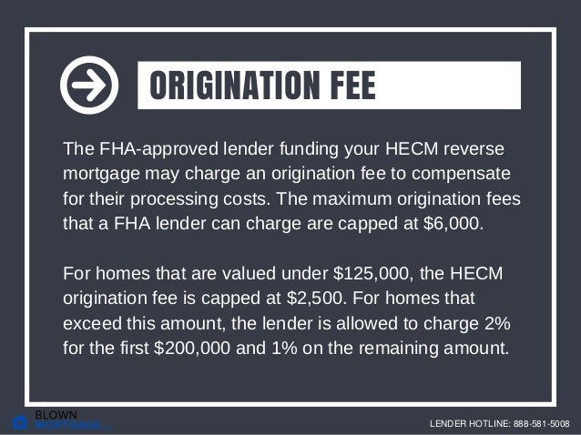 Closing Costs For FHA Reverse Mortgages