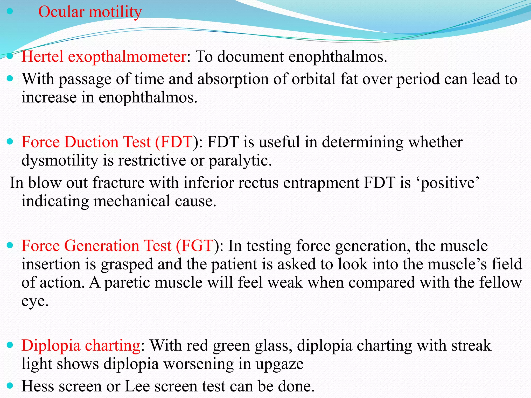 Blow out fractures | PPTX