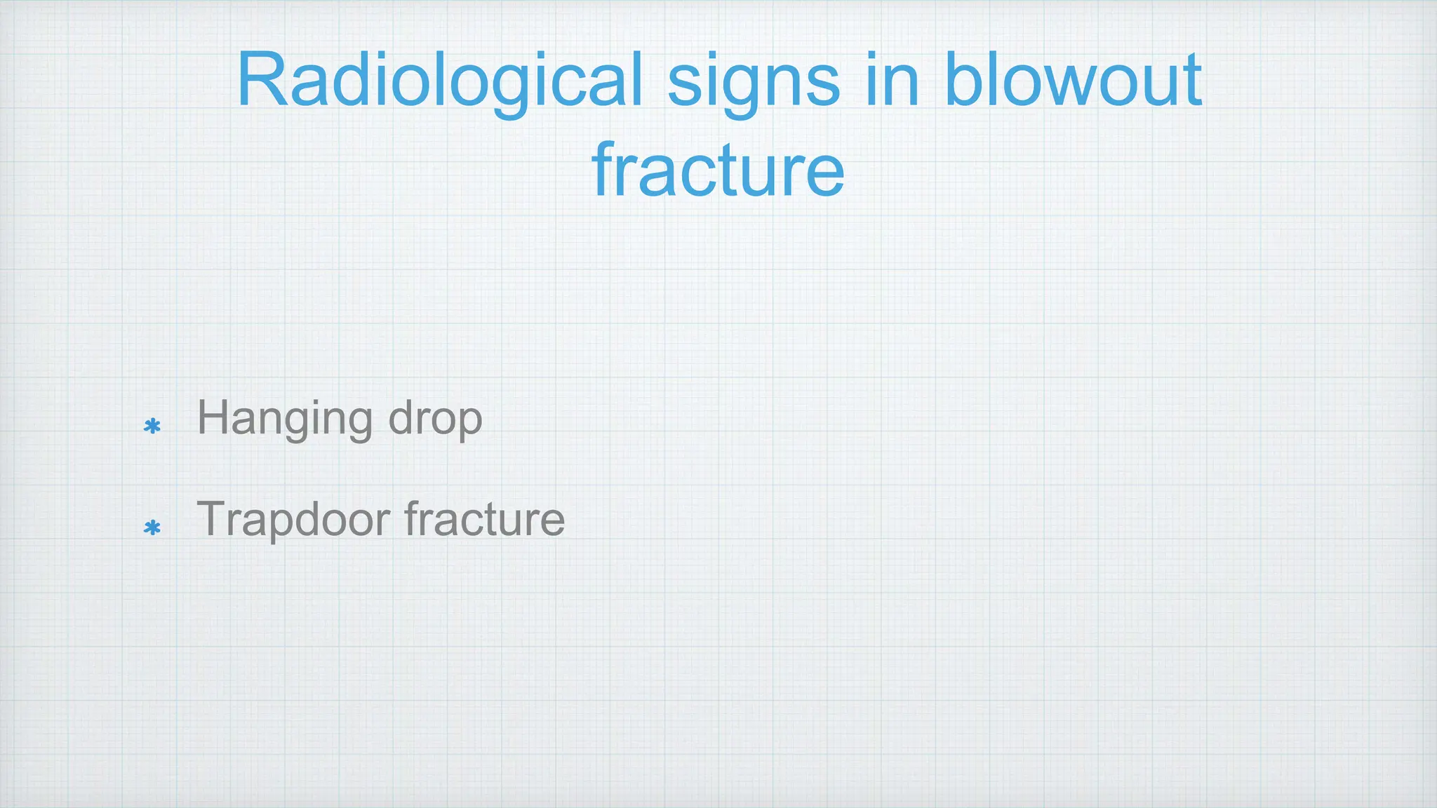 Blow out fracture - an overview of the comminest fractures | PPTX
