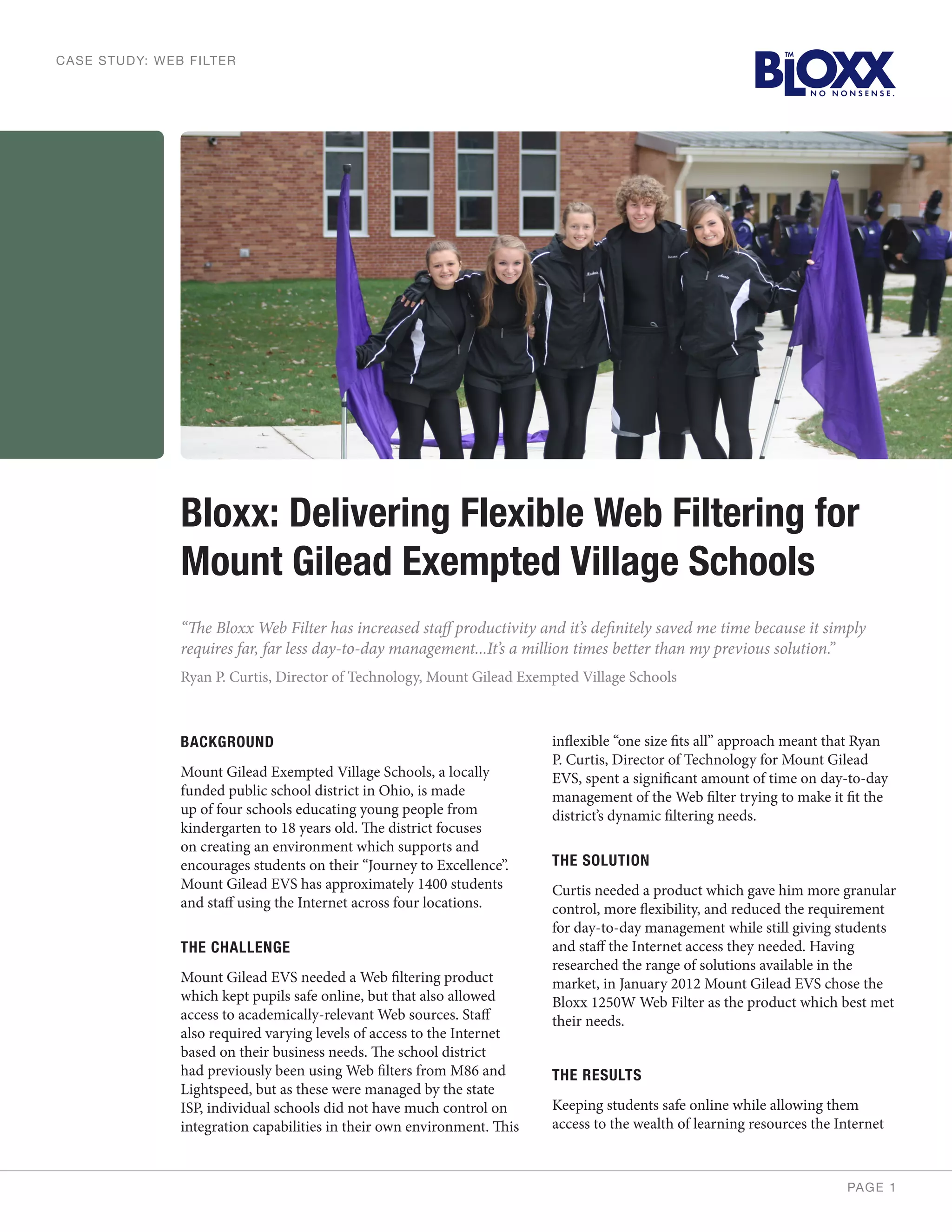 Bloxx Case Mount Gilead | PDF