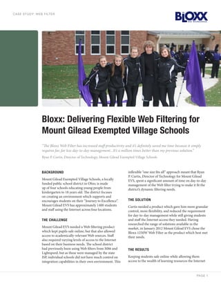 Bloxx Case Mount Gilead | PDF