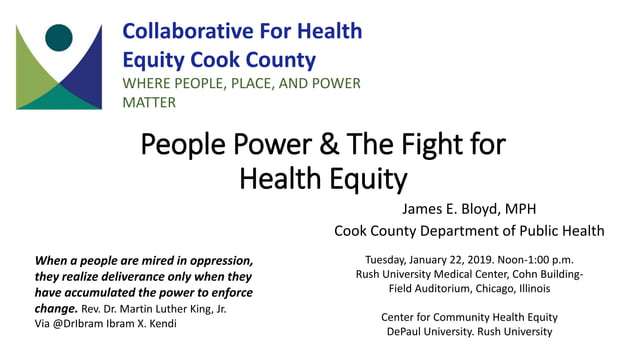 People power and the fight for health equity | PPT