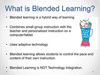 Blended Learning Professional Development, November 4, 2014 | PPT