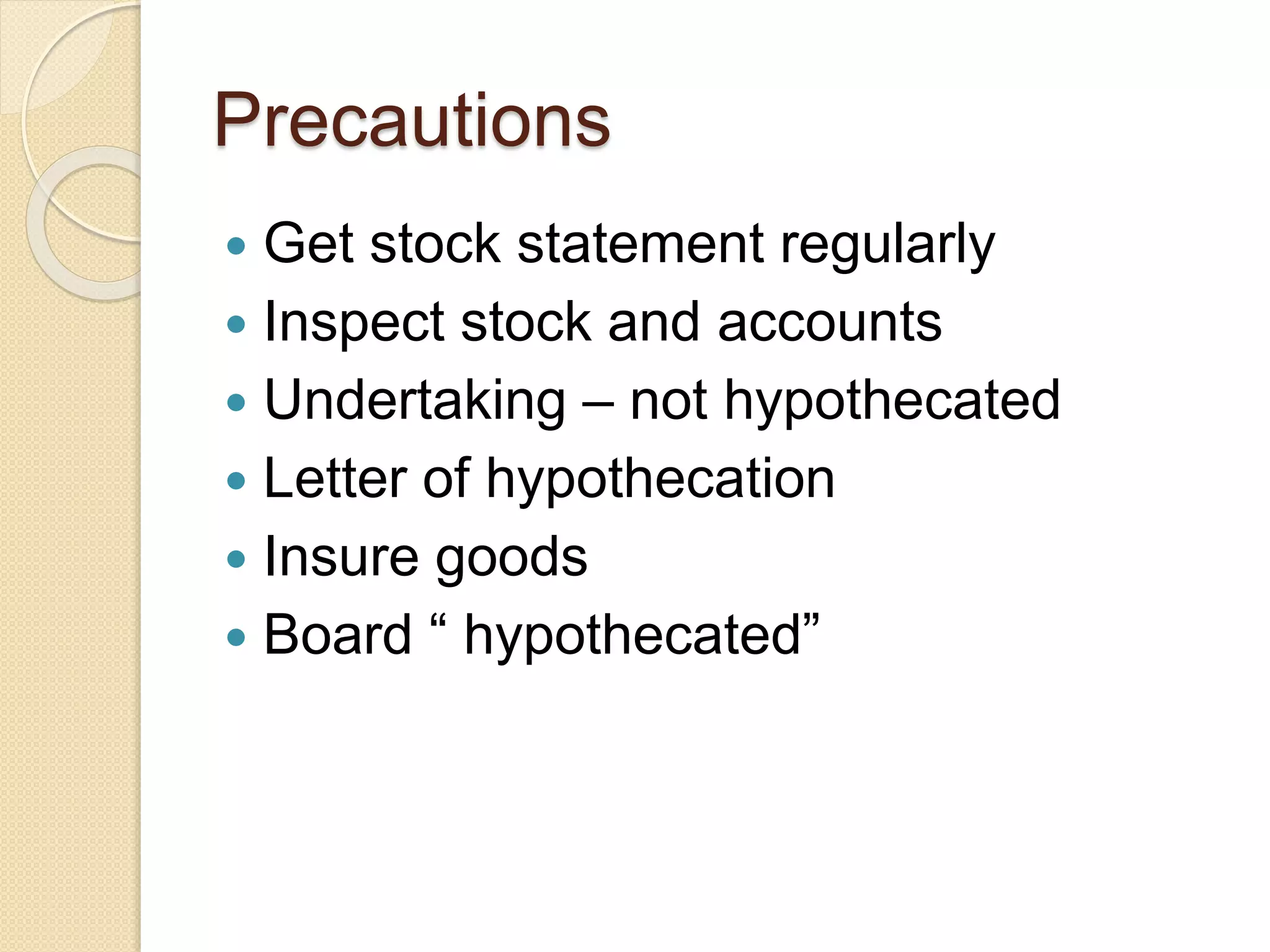 ppt on loans and advances | PPTX