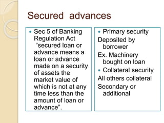 ppt on loans and advances | PPTX