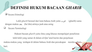 BLQ kelompok hukum bacaan gharib dalam al quran | PPTX