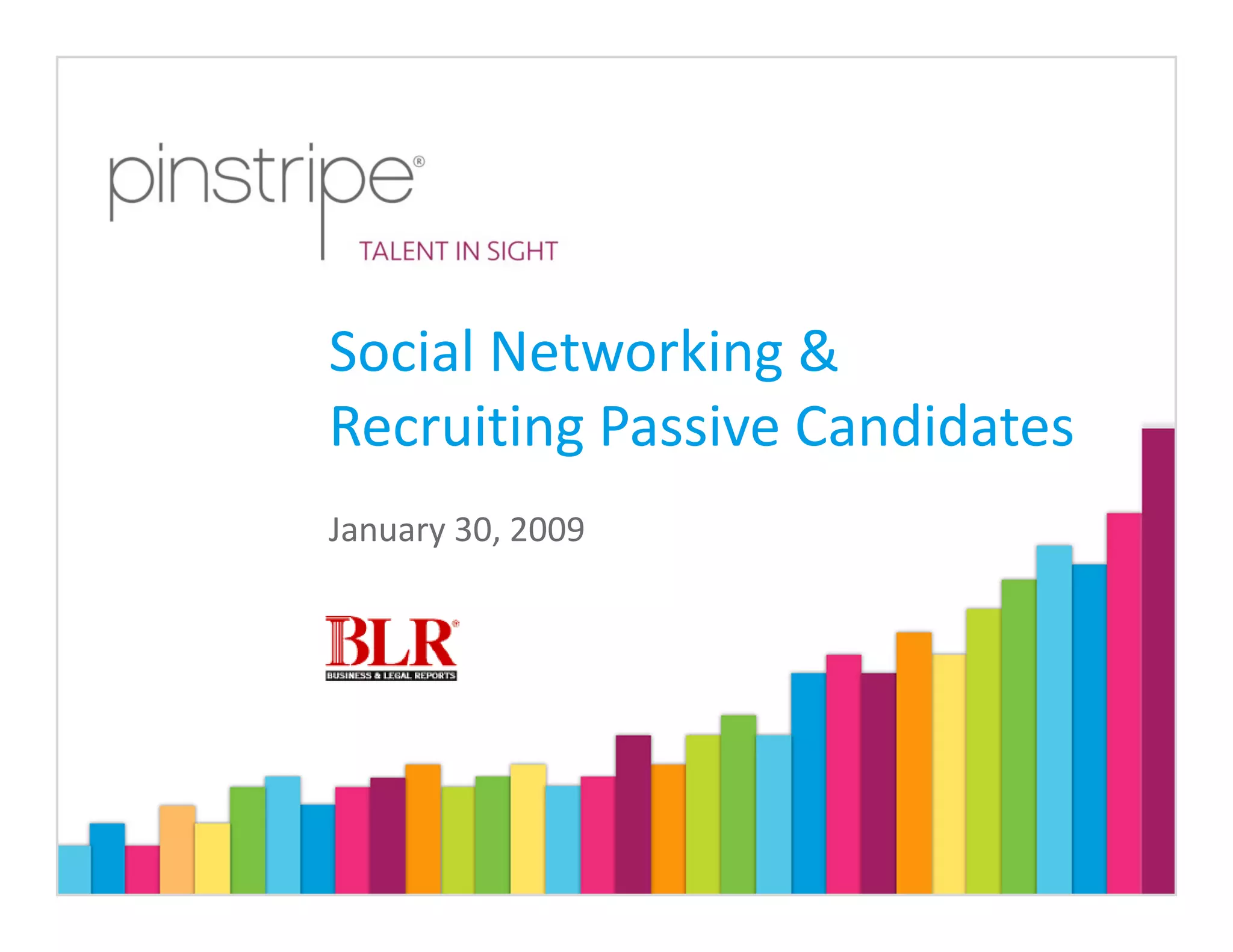 Social Networking & Recruiting Passive Candidates | PPT