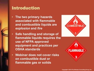 Flammable And Combustible Liquids