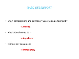 Basic life support | PPT