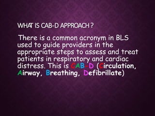 Basic Life Support | PPTX