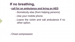 Basic life support and its management for students | PPTX
