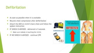 Basic life support at ed and how to handle choking | PPTX