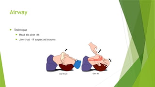 Basic life support at ed and how to handle choking | PPTX