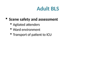 Basic life support- a beginners tutorial | PPTX