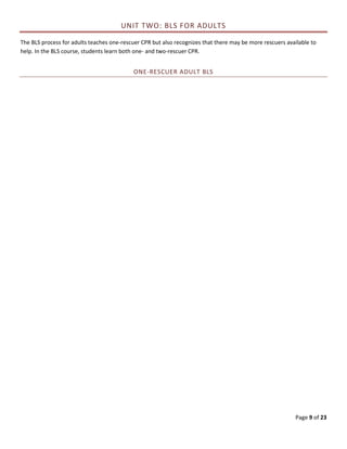 Bls provider-manual | PDF