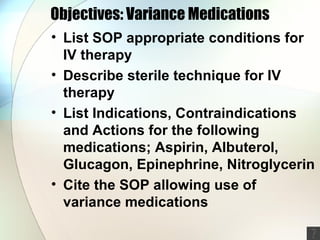 Bls Variance Training 01 07 | PPT