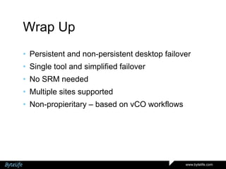 VMware View Failover - SOLVED | PPTX