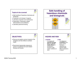 General laboratory safety and principles | PDF