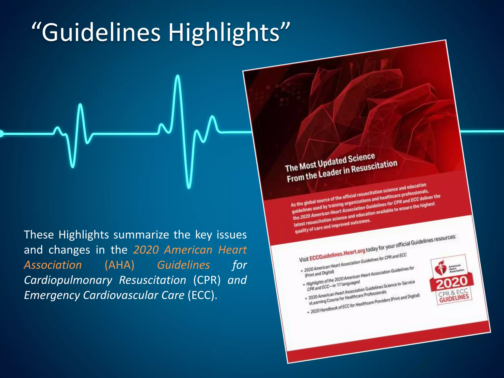 CPR , Basic Life Support 2020 | PPTX