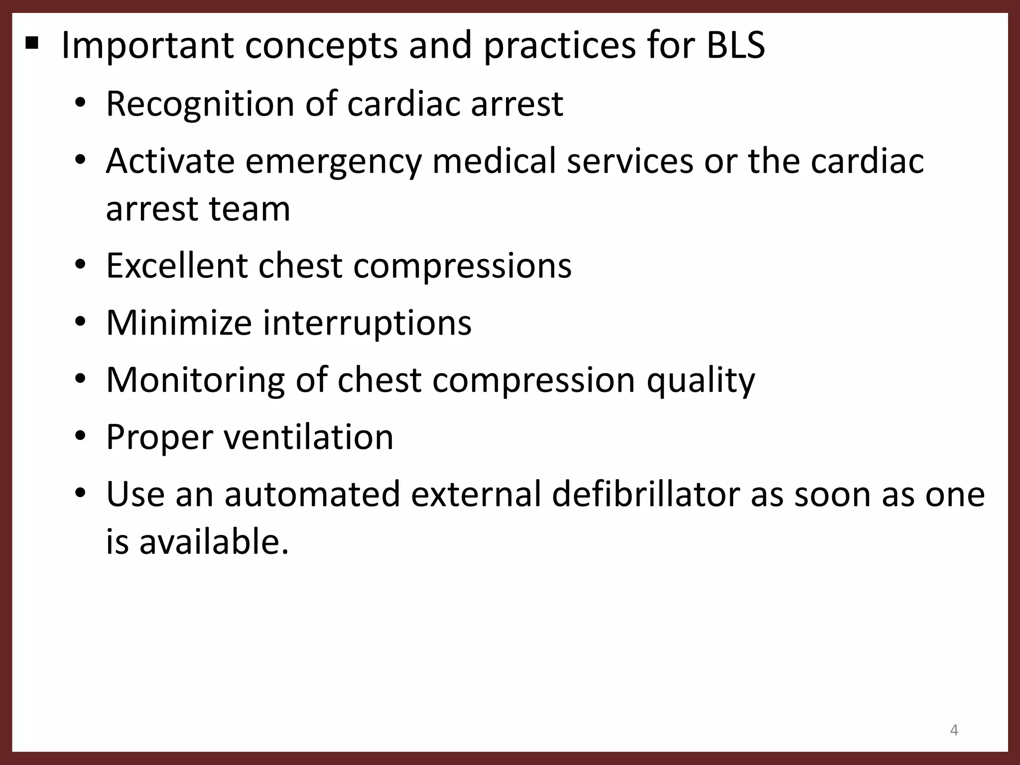 BLS ACLS.pptx | First Aid | Injuries