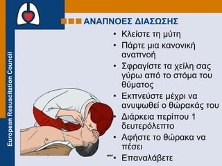Βασική Υποστήριξη της Ζωής & Αυτόματη Εξωτερική Απινίδωση | PPT