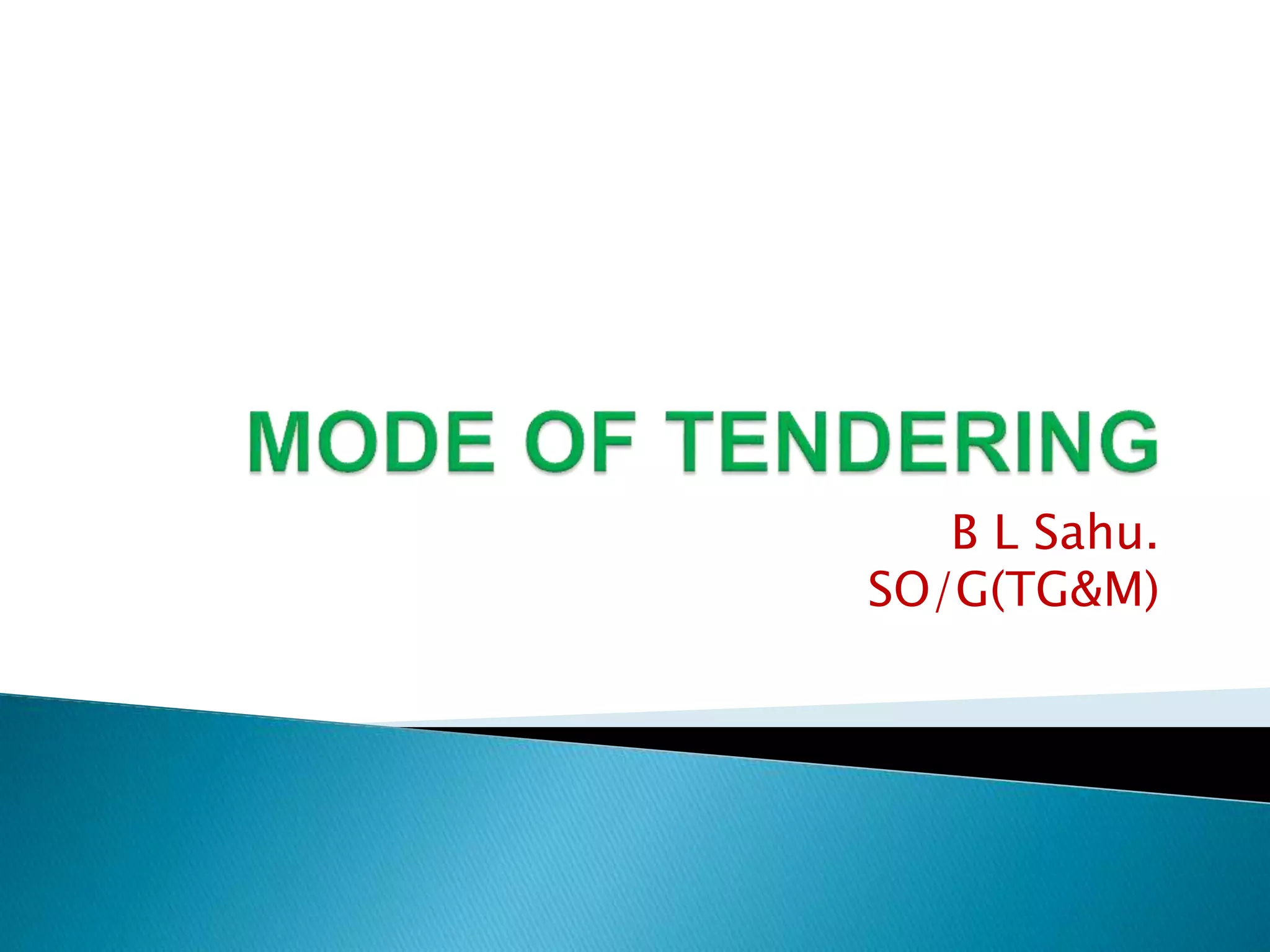 Mode of Tendering.pptx