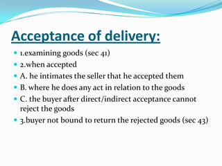 Bl sales of goods | PPT