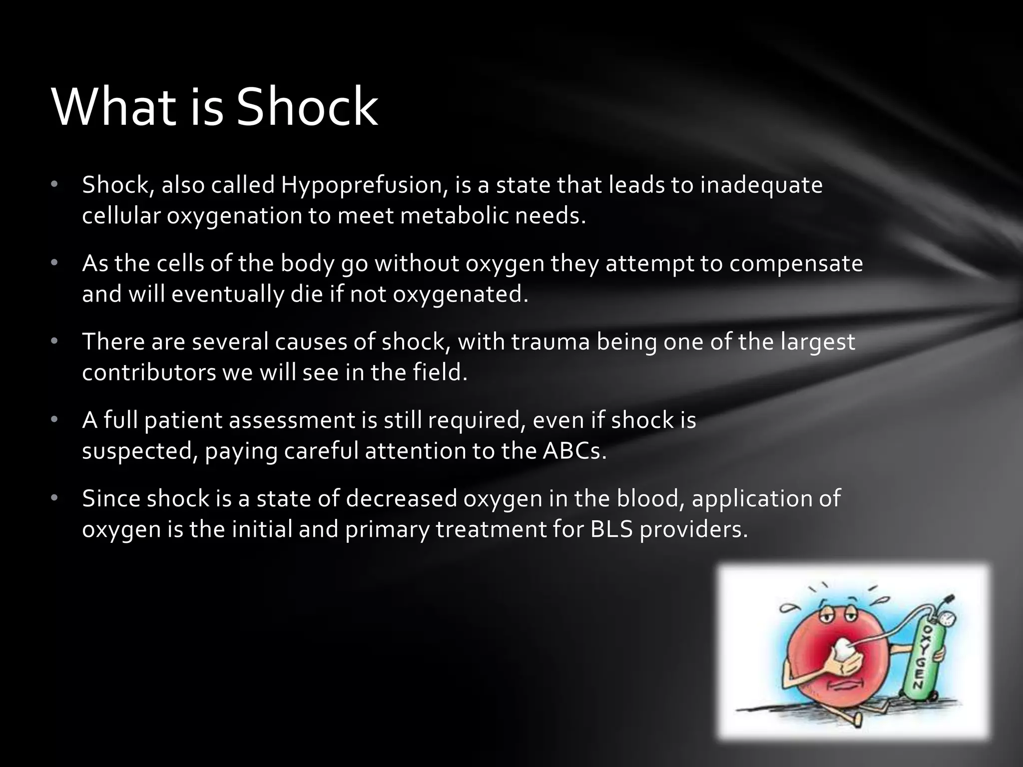 Bls care for bleeding and shock | PPTX