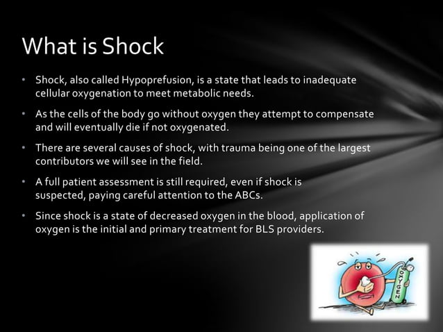 Bls care for bleeding and shock | PPTX