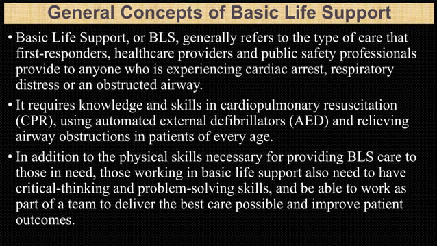 BLS CHILD.pptx | First Aid | Injuries