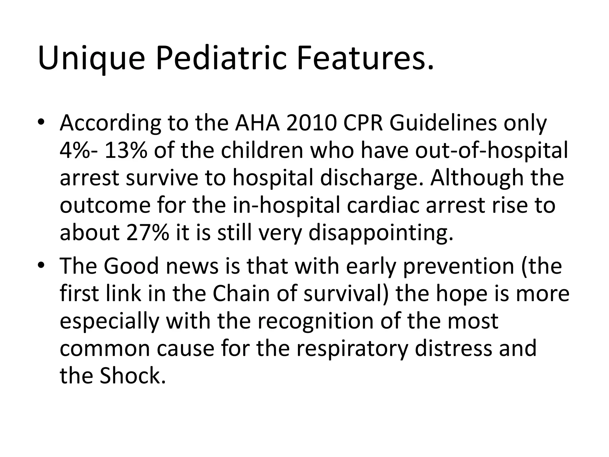 Pediatric Bls for nurses | PPTX