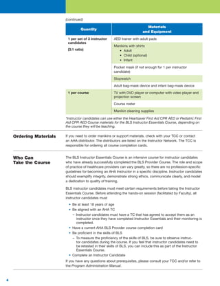 Bls instructor ess facultyguide_2017 | PDF