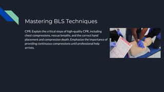 BLS The Lifeline to Survival | PPT