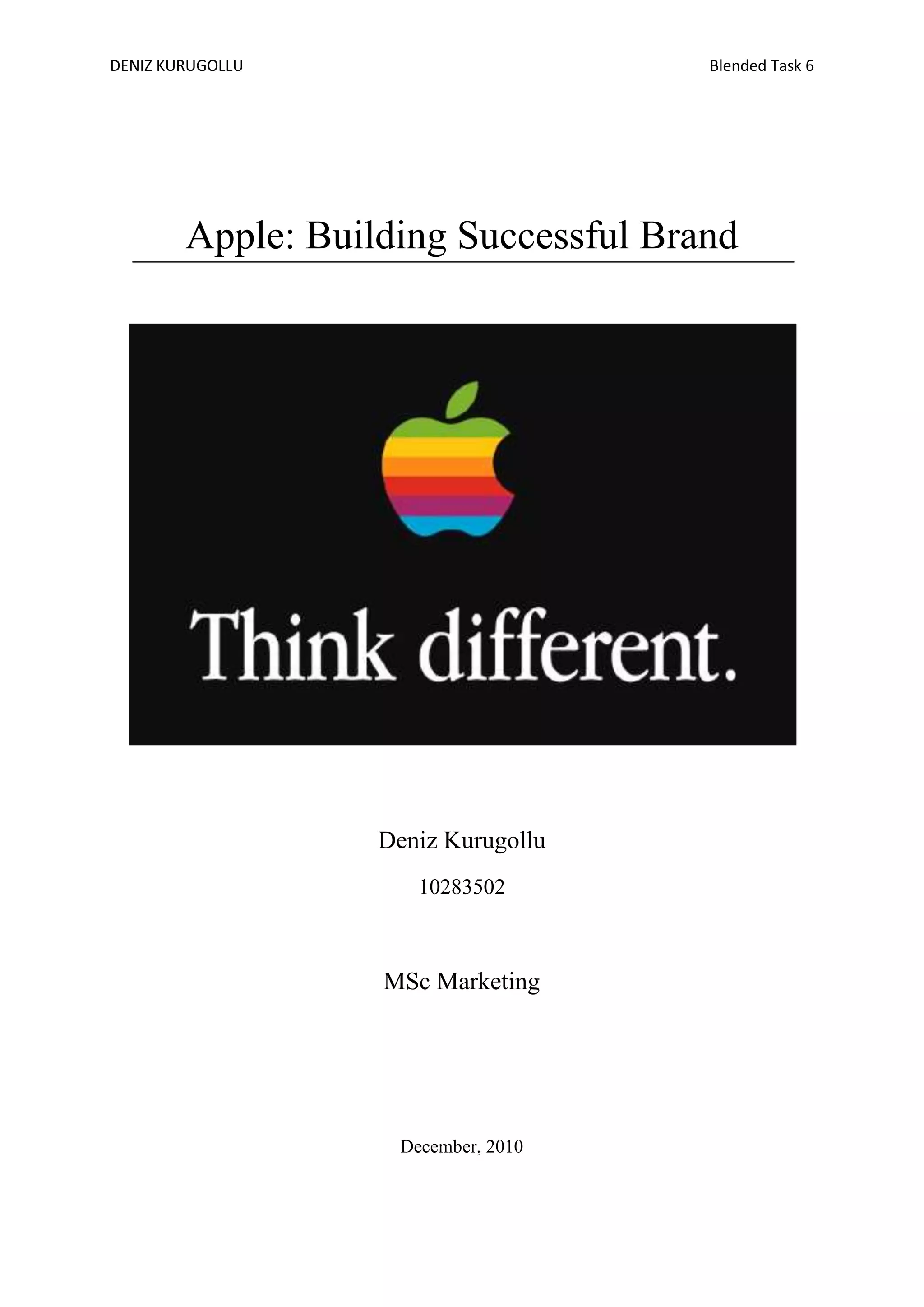 Branding - Apple | DOCX