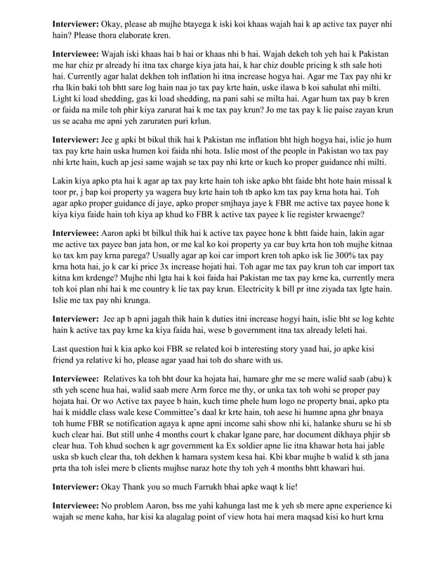 Challenges and Opportunities: A Qualitative Study on Tax Compliance in Pakistan | PDF