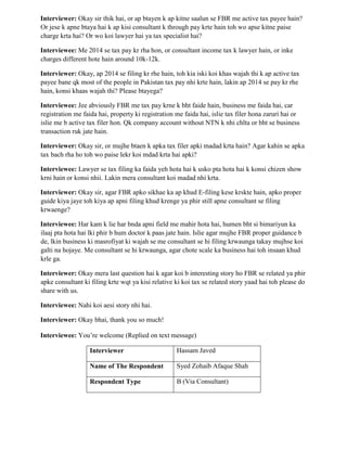Challenges and Opportunities: A Qualitative Study on Tax Compliance in Pakistan | PDF