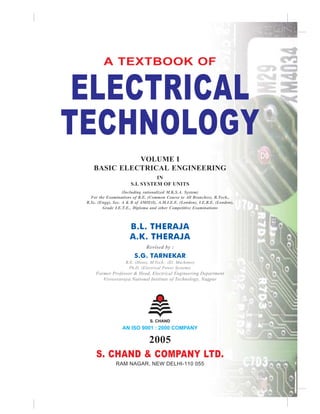 BL_theraja_Electrical machine for engineers | PDF