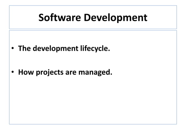 Software Development | PPT