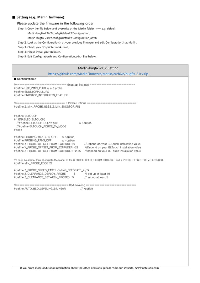 BLtouch marlin configuration | PDF | Computer Peripherals | Computing