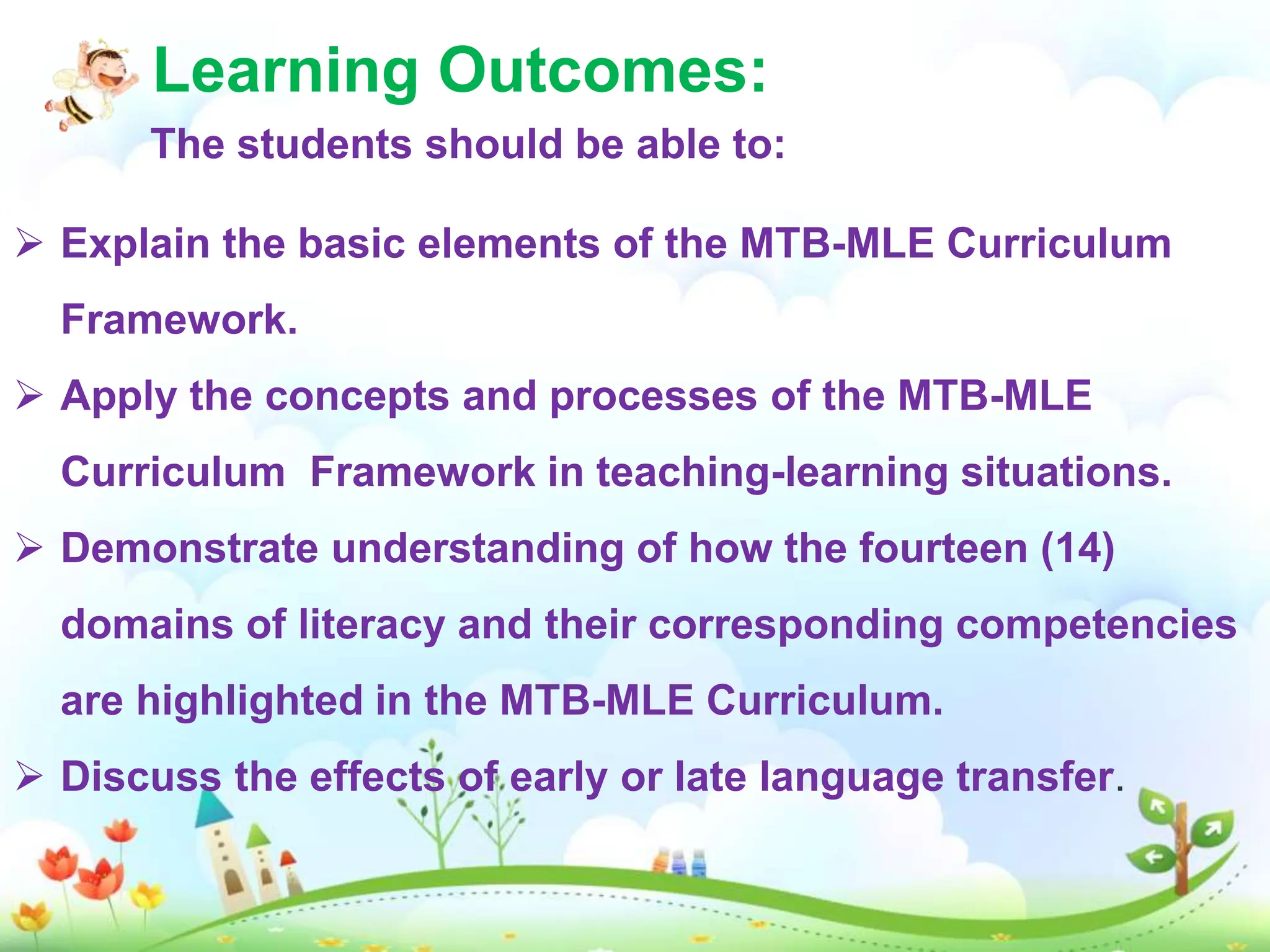 Mother Tongue Based Multilingual education Framework | PPTX