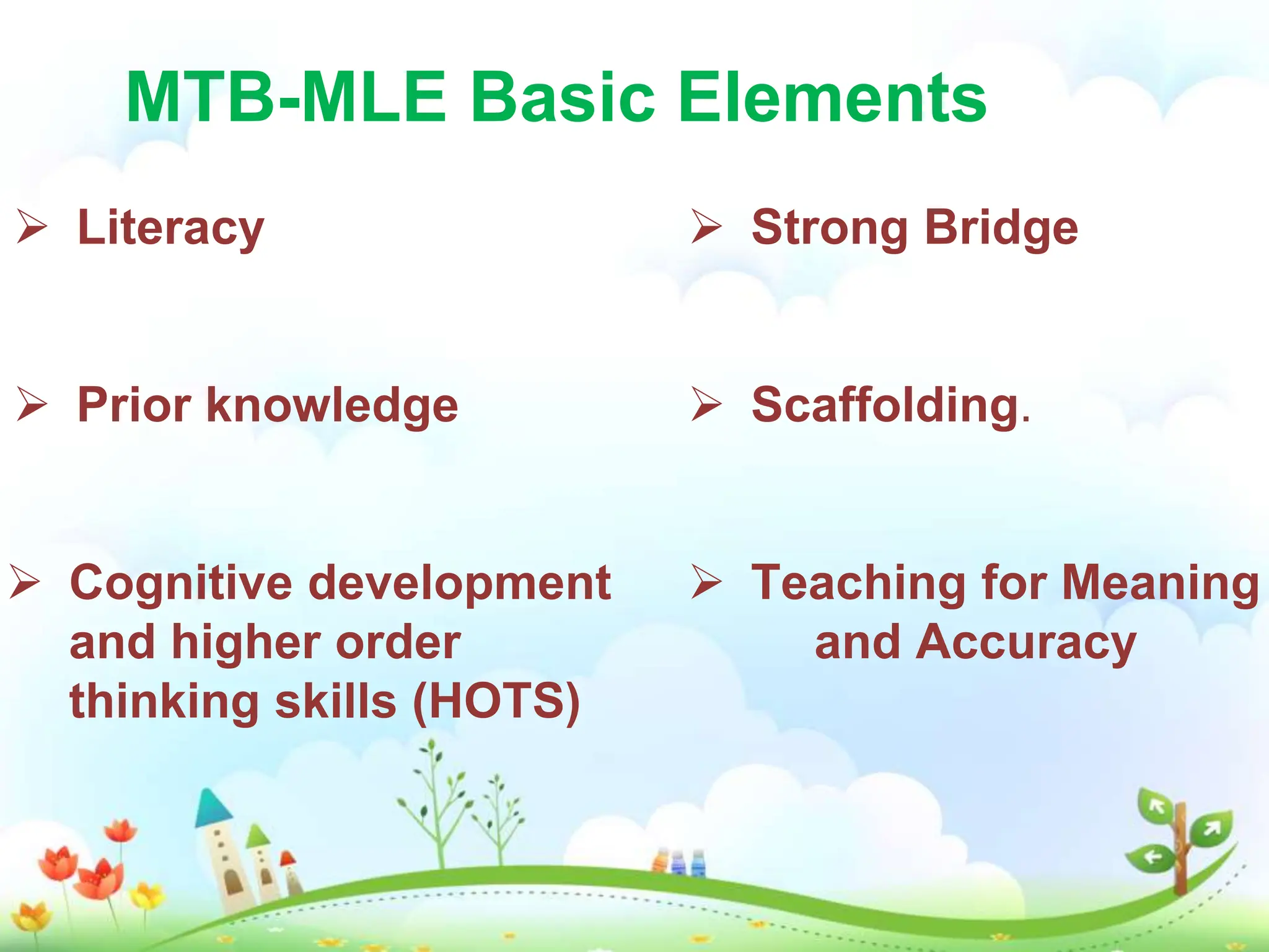 Mother Tongue Based Multilingual education Framework | PPTX