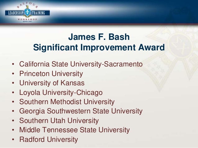 Closing Session - Balfour LTW 2013