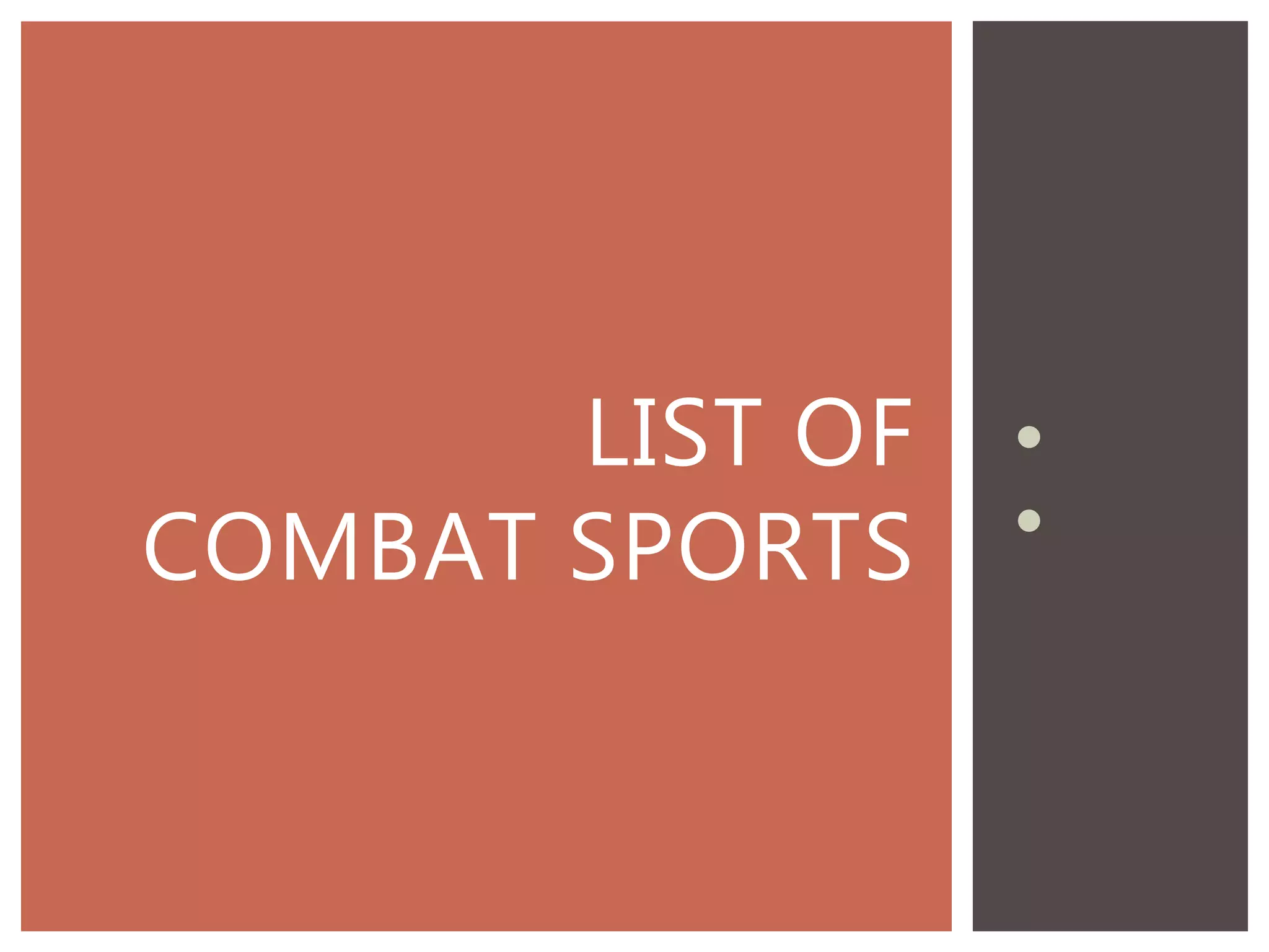 [Bltzr] Group 3 - Combat Sports | PPTX