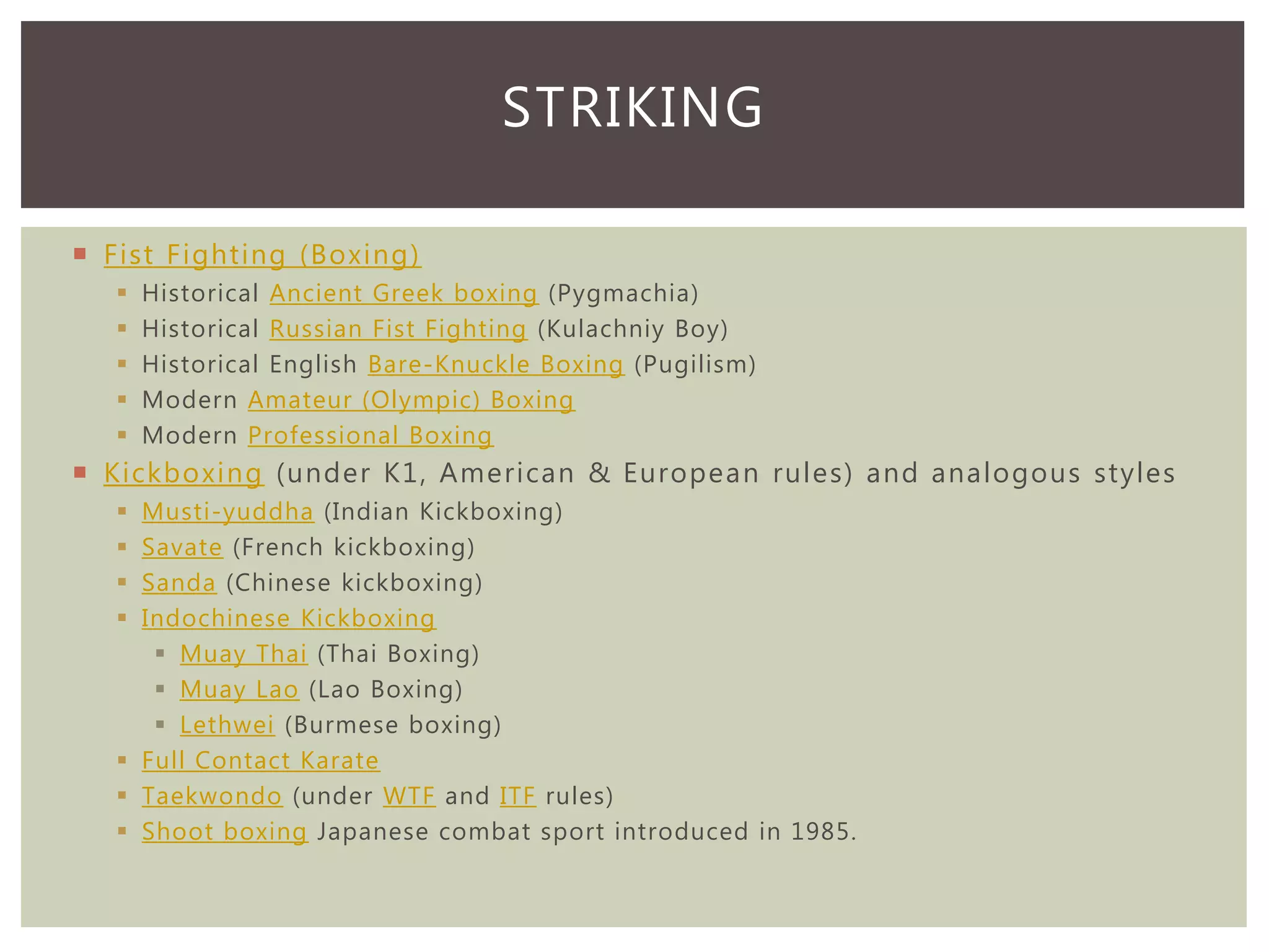 [Bltzr] Group 3 - Combat Sports | PPTX