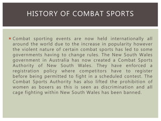 [Bltzr] Group 3 - Combat Sports | PPTX